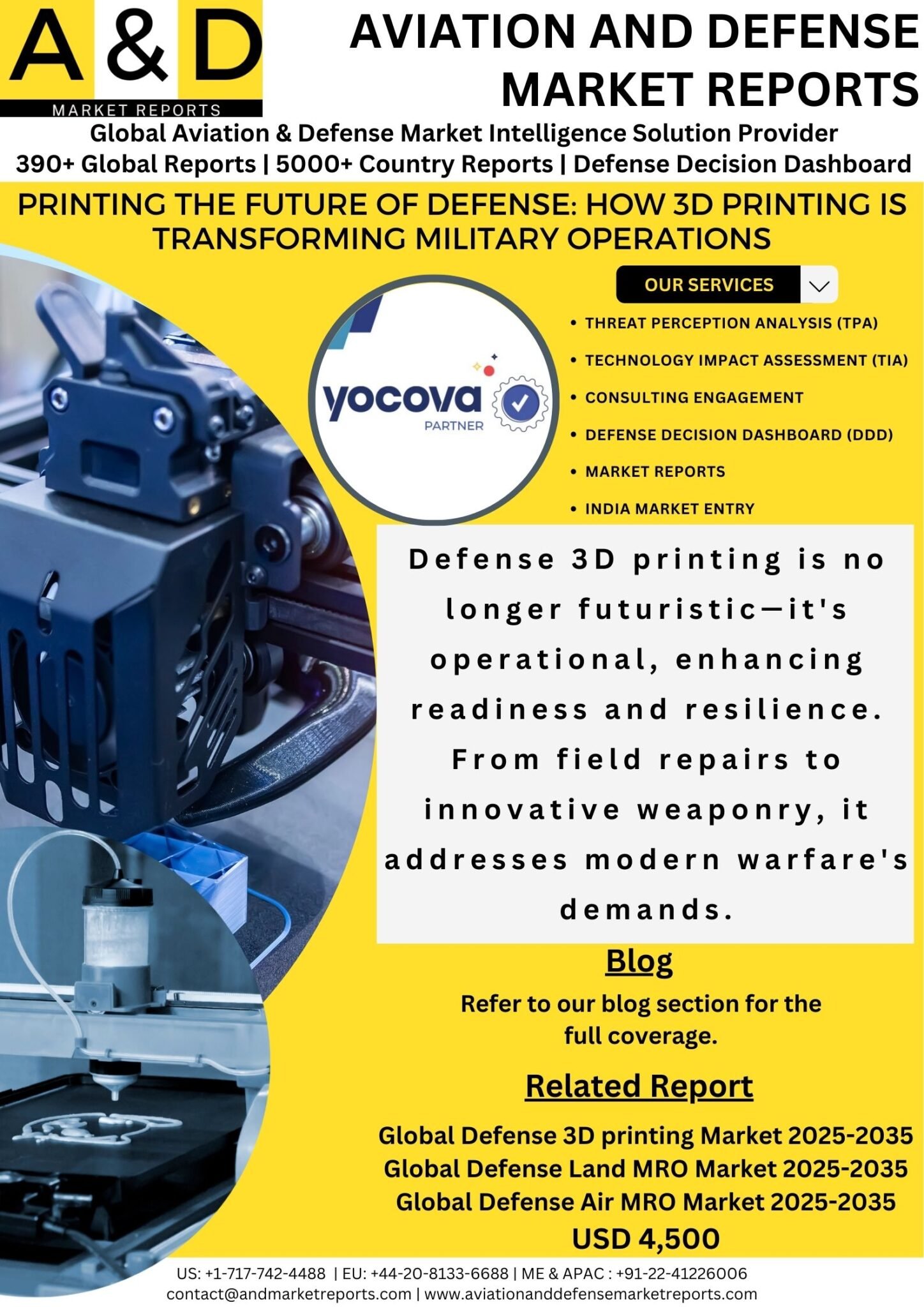 3D Printing is Transforming Military Operations : Future