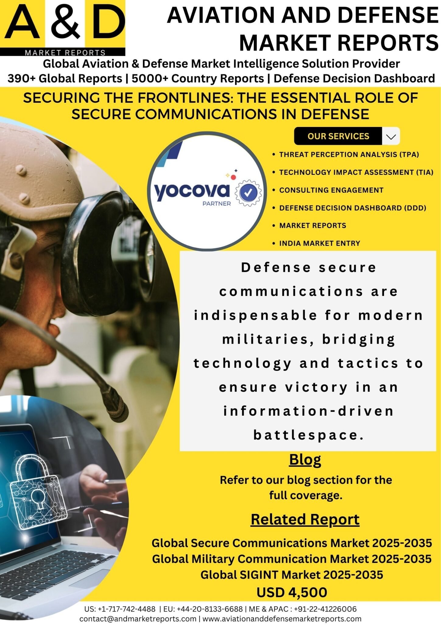 Defense secure communications : Role Of The Frontlines